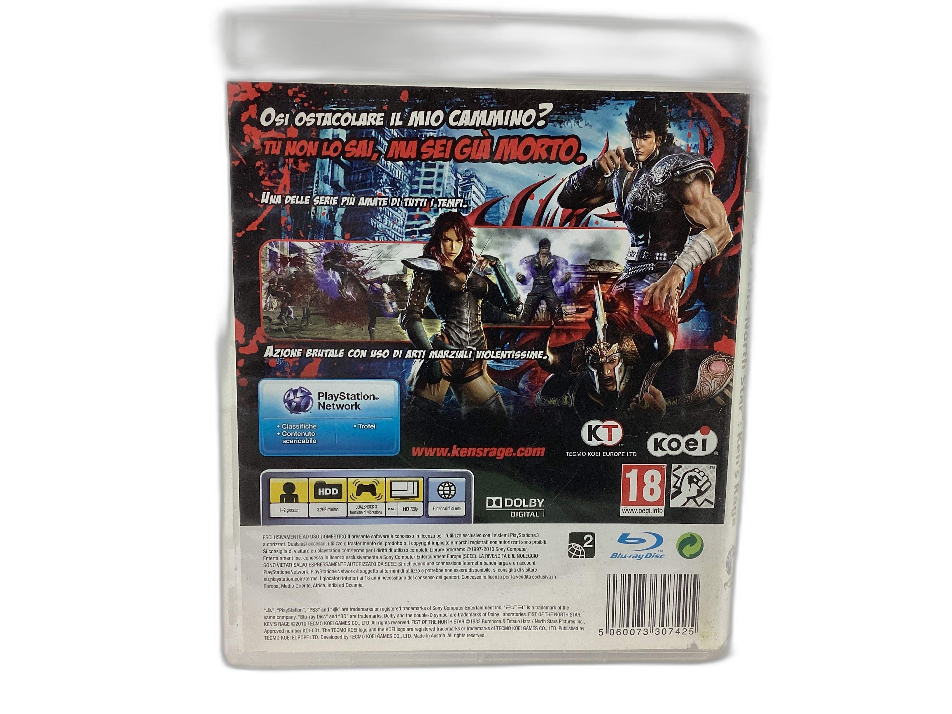 fist of the north star kens rage ps3 segunda mano en Cash Converters ...