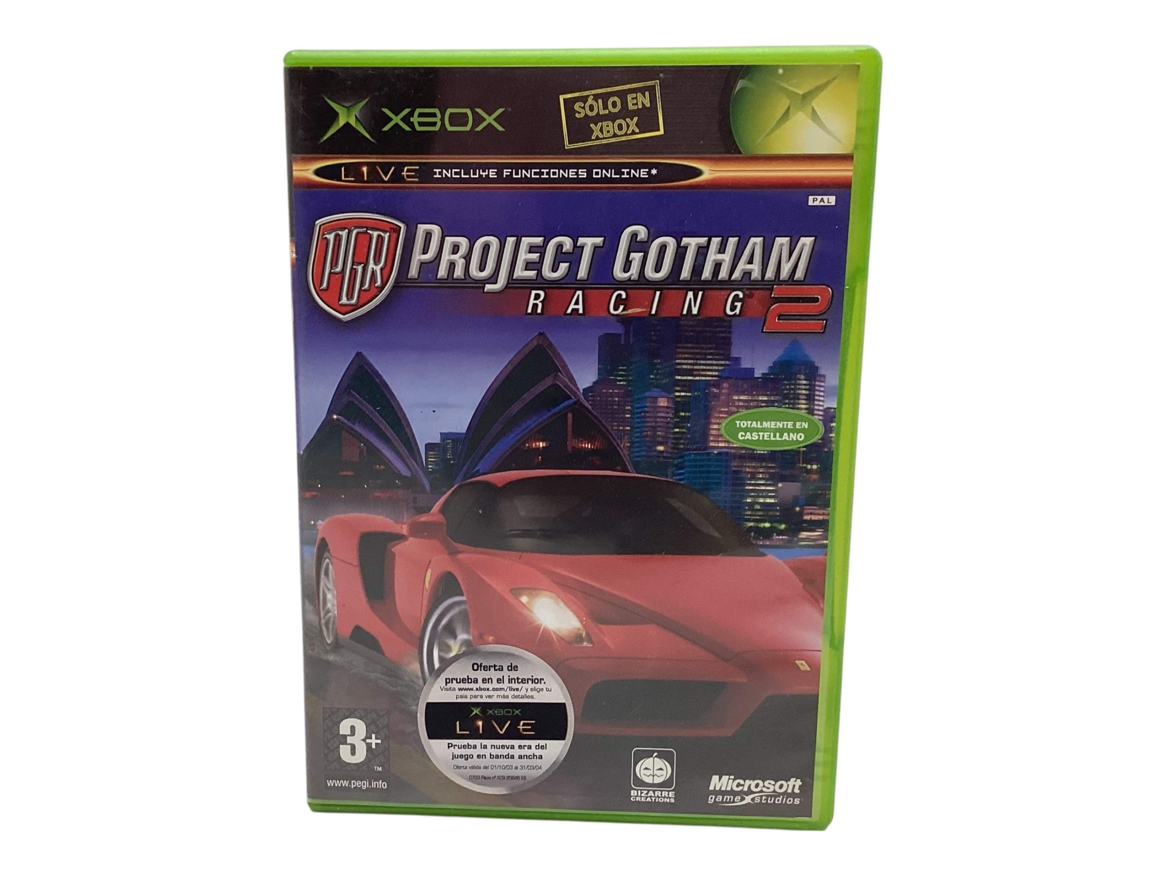 project gotham racing 2 xbox (ar) segunda mano en Cash Converters ...