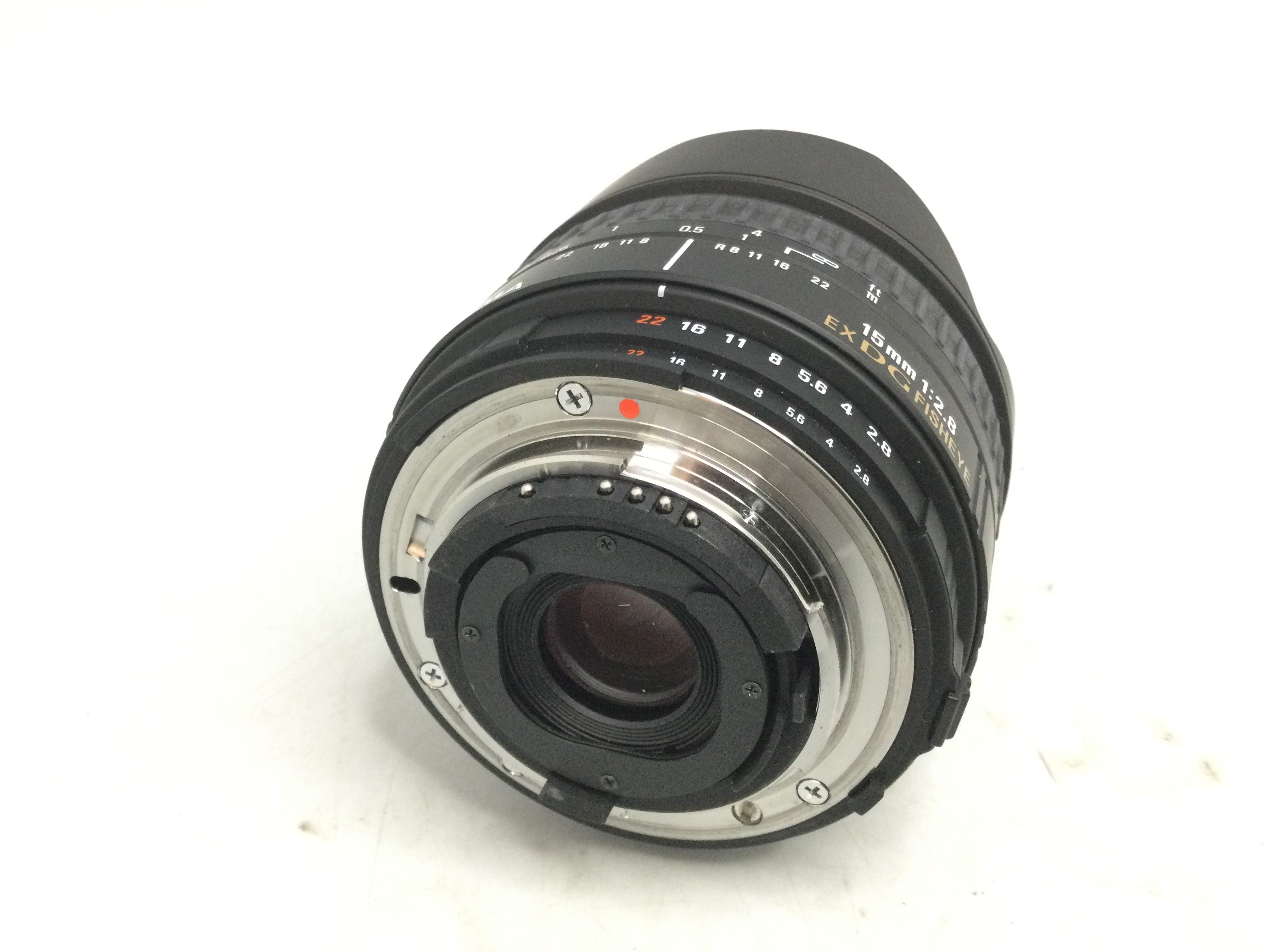 sigma 15mm f2.8 ex dg diagonal fisheye para nikon f de segunda mão na ...
