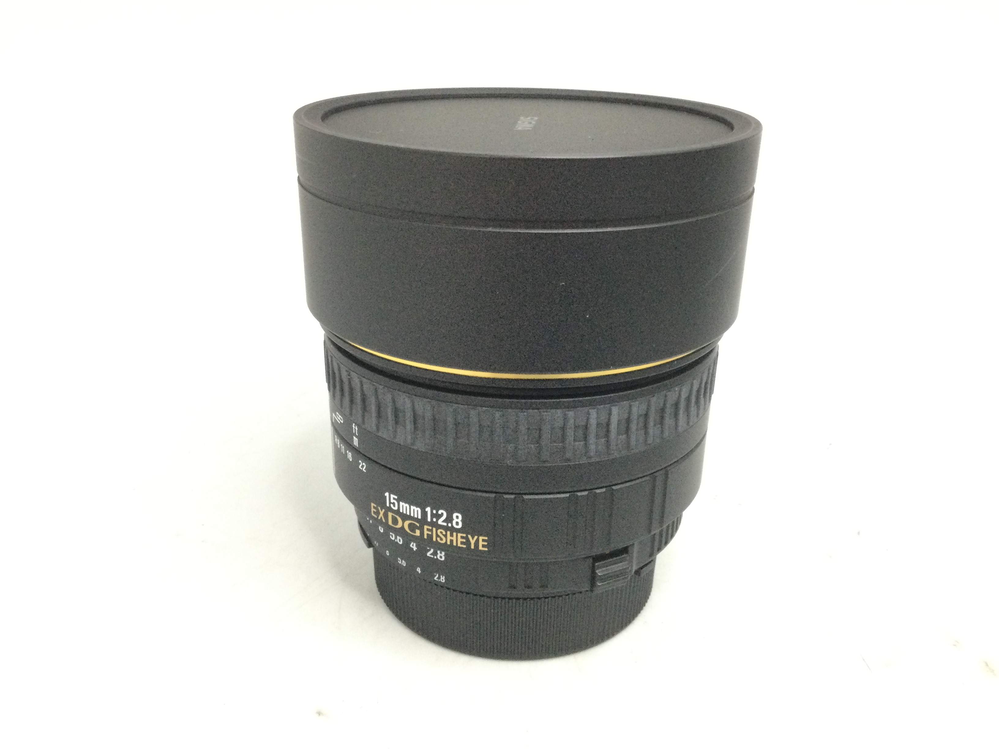 sigma 15mm f2.8 ex dg diagonal fisheye para nikon f de segunda mão na ...
