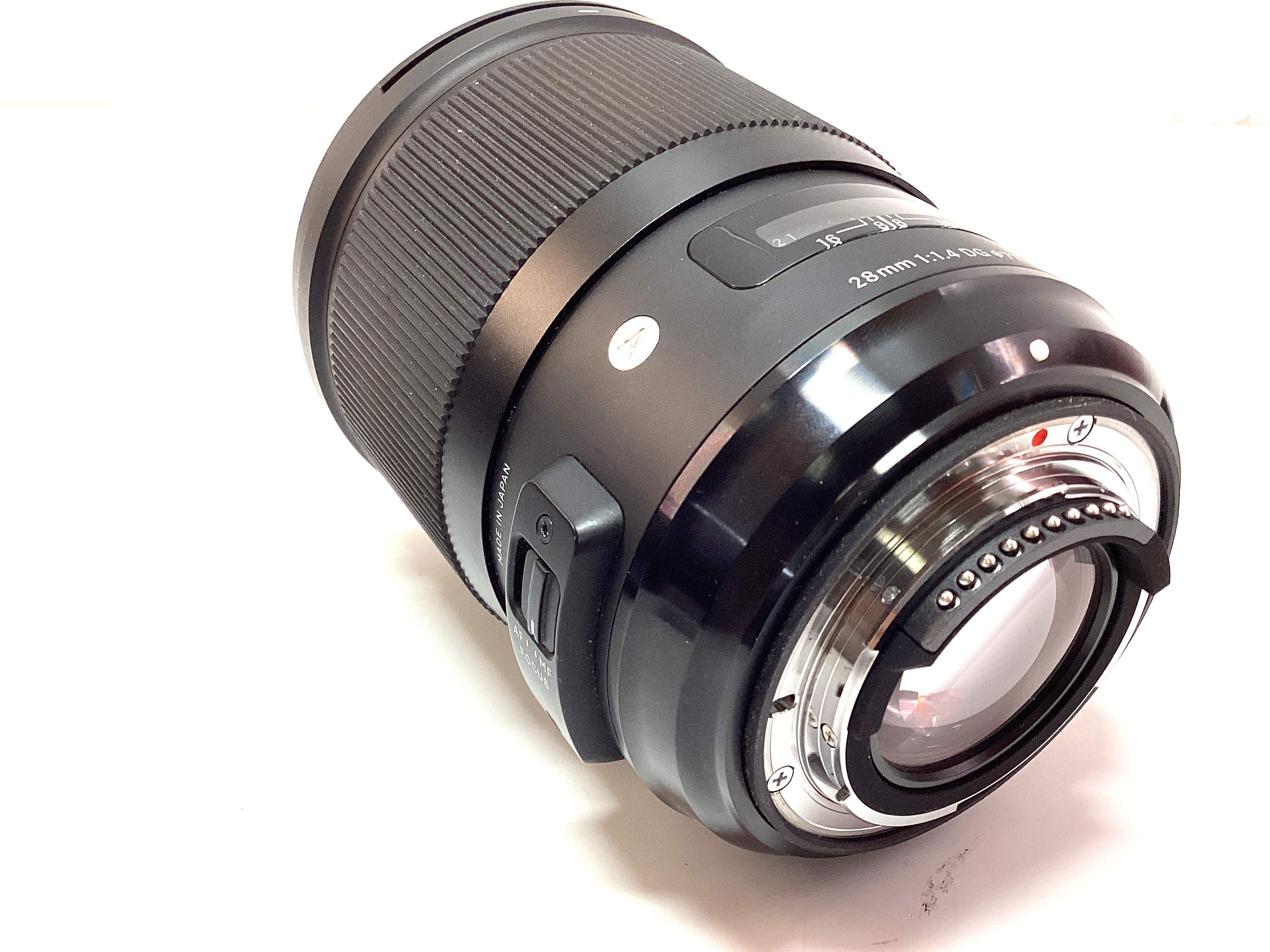 sigma 28mm f/1.4 dg hsm (art) para nikon f segunda mano en Cash ...
